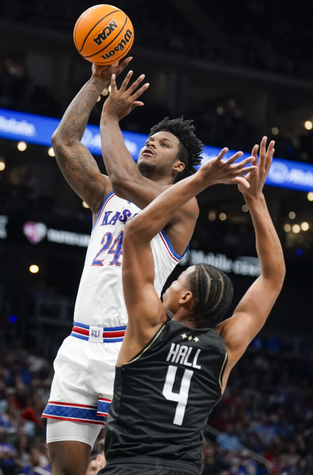 Photo Gallery: Kansas holds the line to beat UCF, 98-94 in OT - KU Sports
